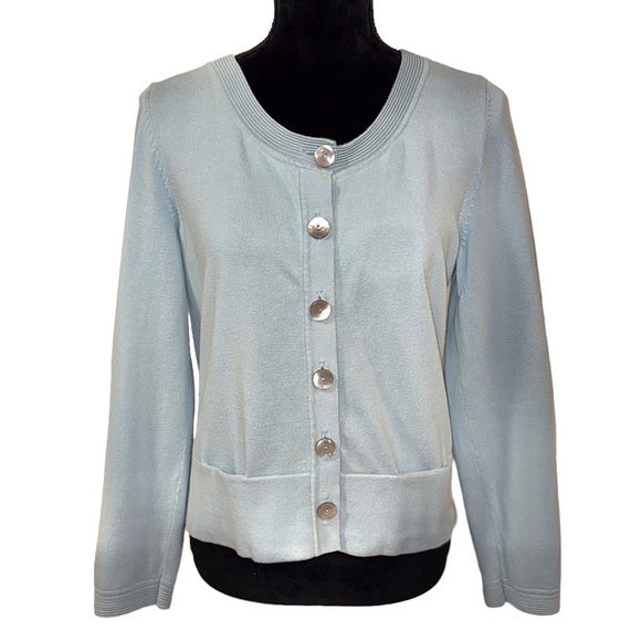 J. Jill | Sweaters | J Jill Cardigan Sweater Womens Small Light Powder ...